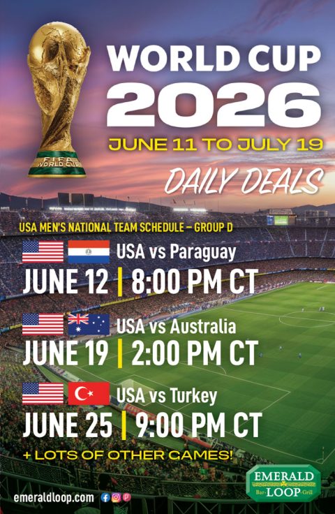 Watch FIFA World Cup 2026 in Chicago - Emerald Loop